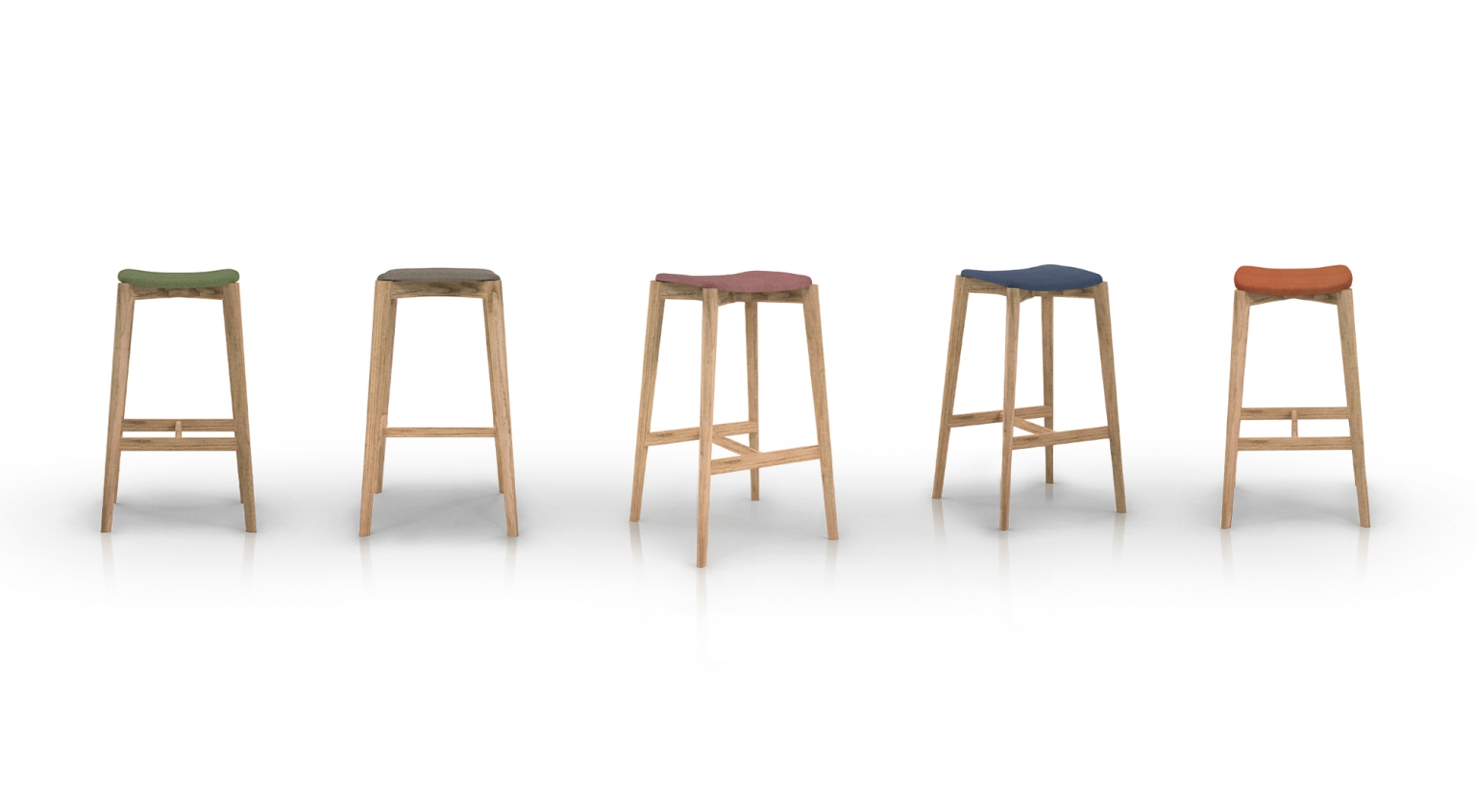 Kaeo Stool No Back with Seat Pad | Advanta