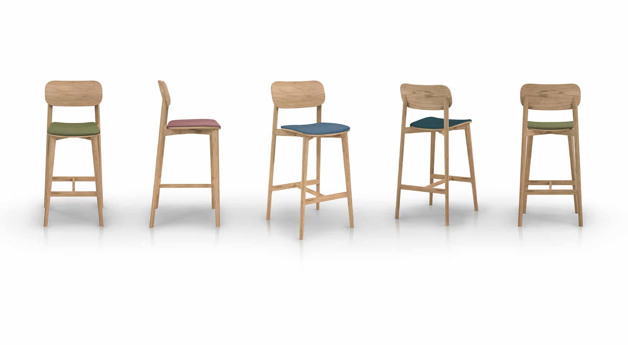 Kaeo Stool with Seat Pad - Advanta